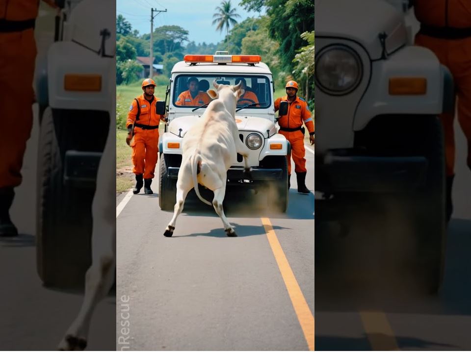 Car Slams Into Calf, Sending It Into a Well, But What Follows Will ...