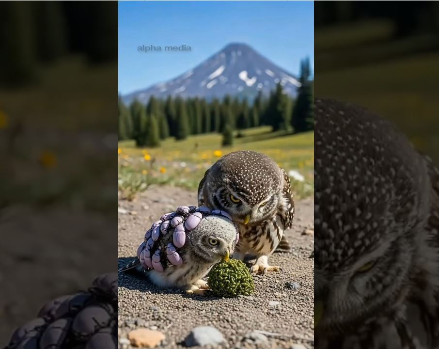 Brave Lady Rescues a Baby Owl Chick From a Swarm of Beetles! - DAILY NEWS