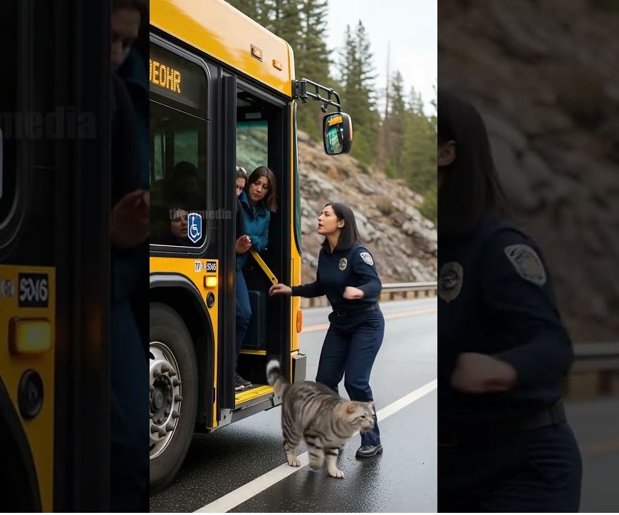 Brave Cat Heroically Saves a Bus Full of People From Terrible Danger ...