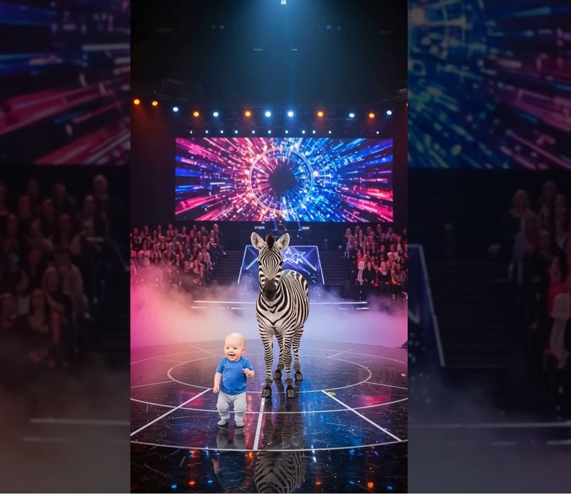 Unbelievable Moment, Baby and Her Spectacular Zebra Steal the Show ...