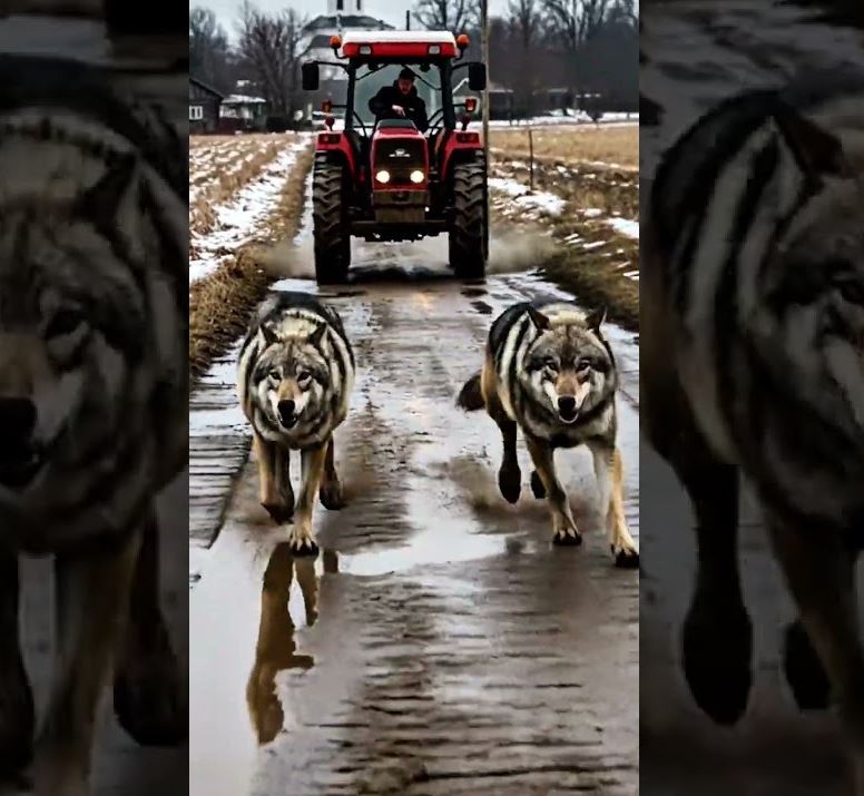 Gray Wolves Save Brother Wolf With Help of A Man - DAILY NEWS