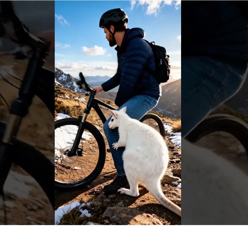 Man Rescue White Wallaby Trapped In Barbed Wire - DAILY NEWS