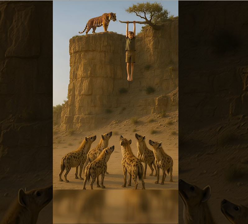 A hyena just waiting for a child to fall! - DAILY NEWS