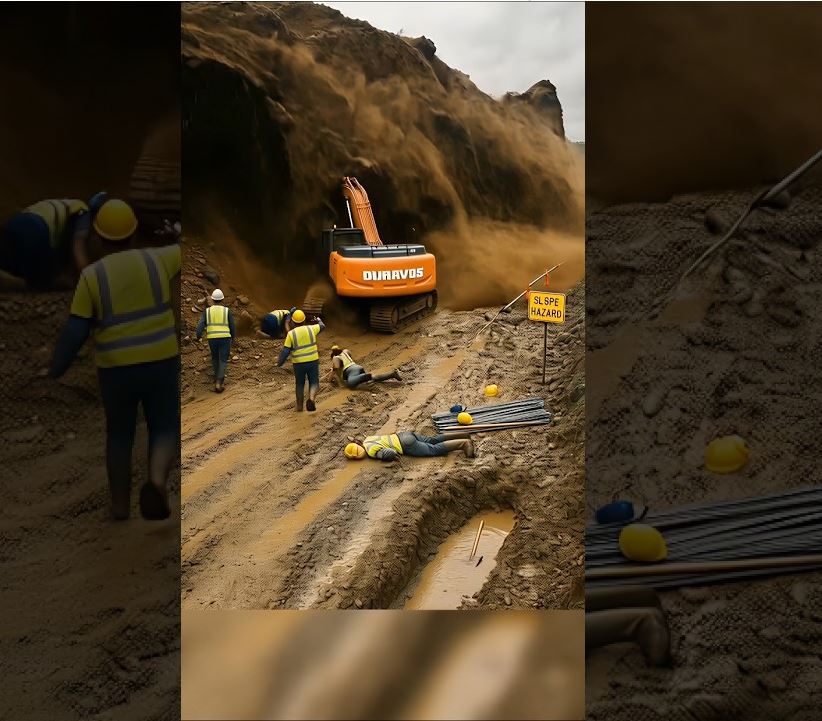 What does it mean to rescue a worker from a collapsed pile of soil ...