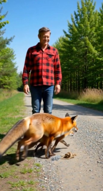 Fox Cries For Help Beside Her Pup Until A Stranger Stops, Will She Make ...